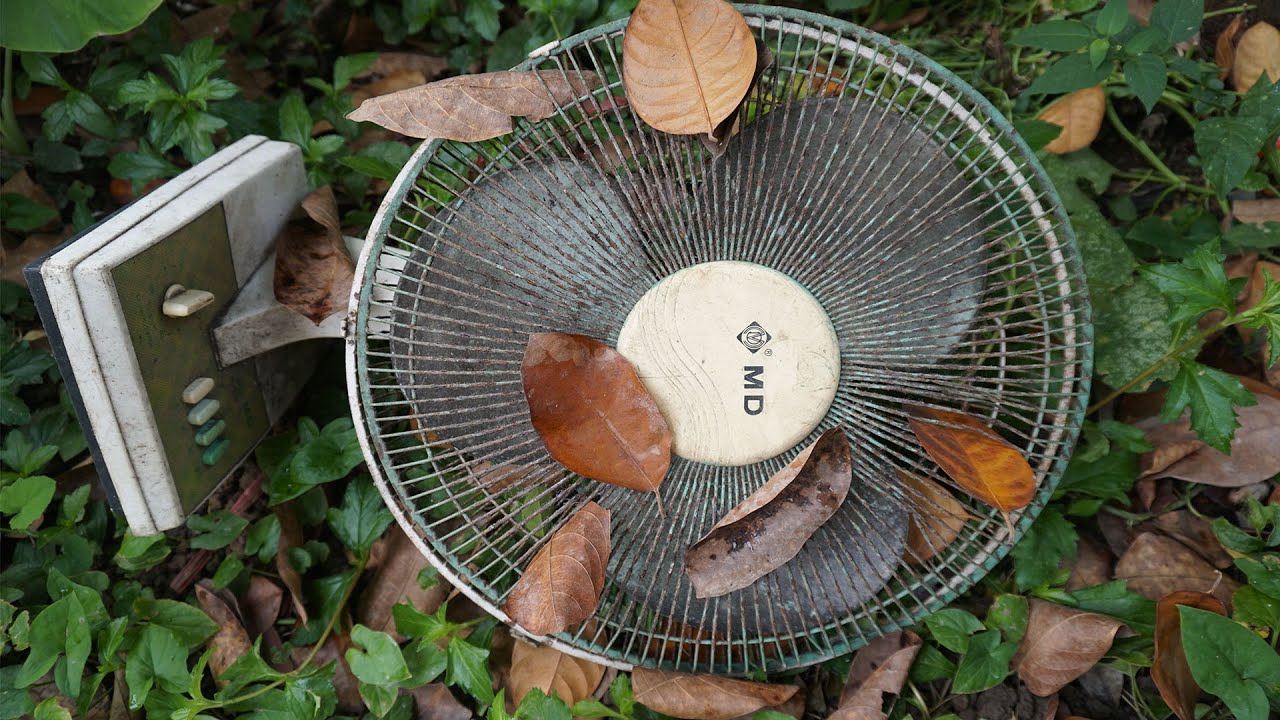 Restoring Old Rusty Table Fan - restore antique fan old and rusty ...