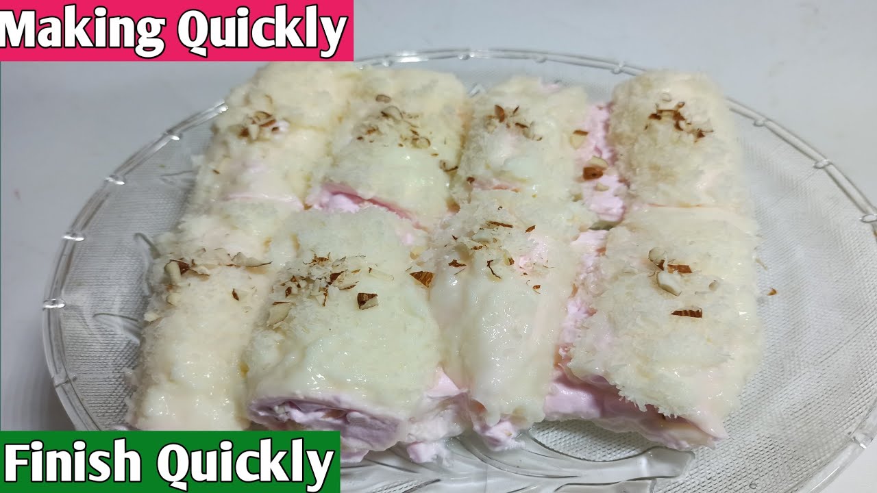 Turkish Delight|Sultan Lokumu Recipe| Turkish Cream Roll Recipe| Quick ...