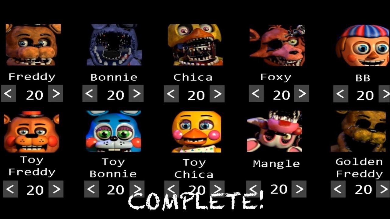 Five Nights At Freddy’s 2 (GOLDEN FREDDY MODE COMPLETE!) Feat. Pickle ...