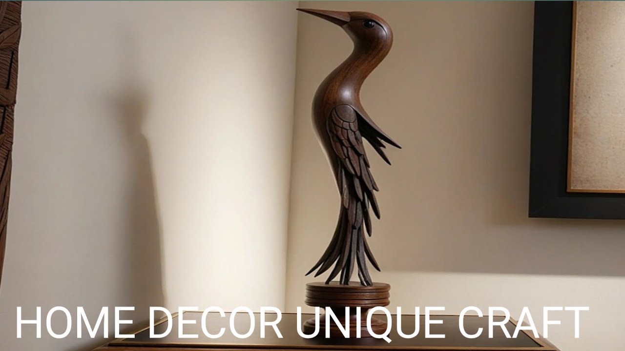 Wooden hand craft work at home - YouTube