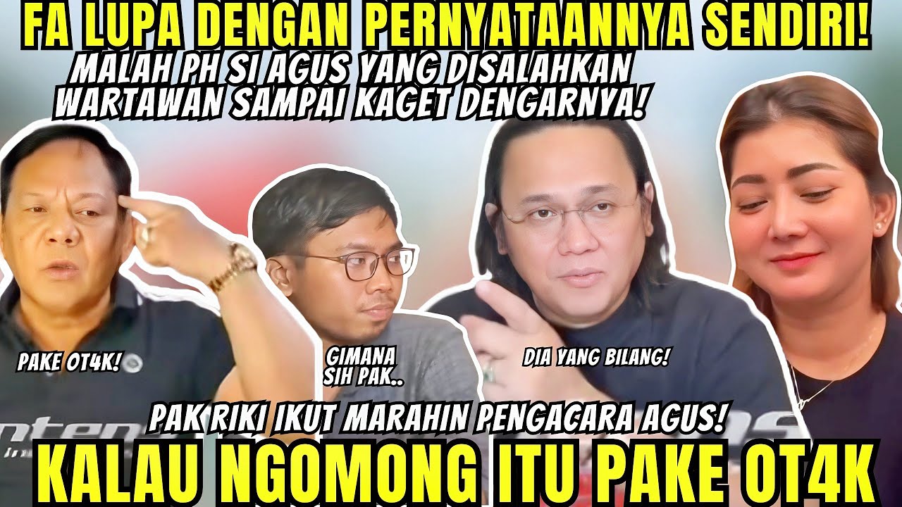 WARTAWN KGET! SAAT FA MENGELK SAAT DIBERI PERTNYAAN INI! LGSG DIAMUK ...