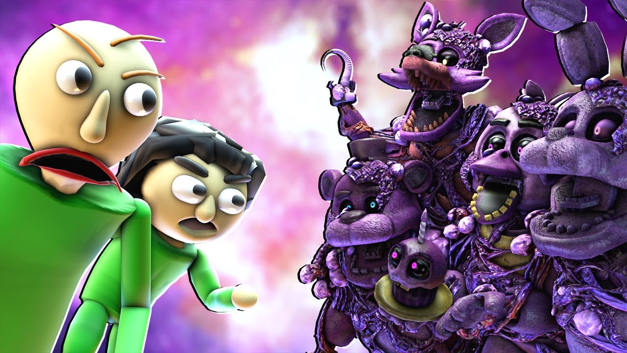 [SFM FNaF] Baldi's Basics vs Toxic Animatronics - YouTube