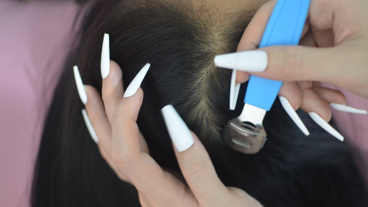 Asmr Scalp Check No Talking Real Person Scalp Scratching Massage For