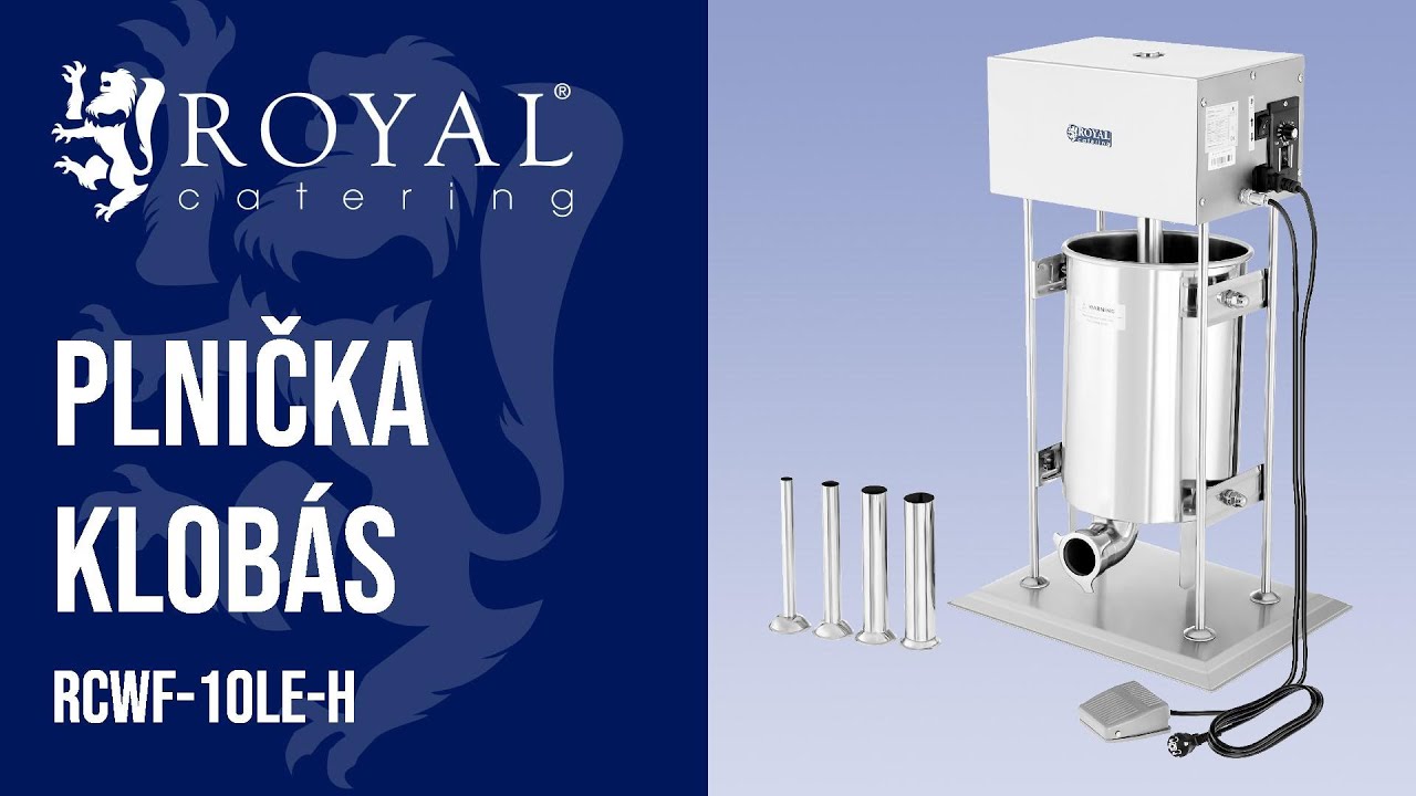 Plnička klobás Royal Catering RCWF-10LE-H | Predstavenie produktu ...