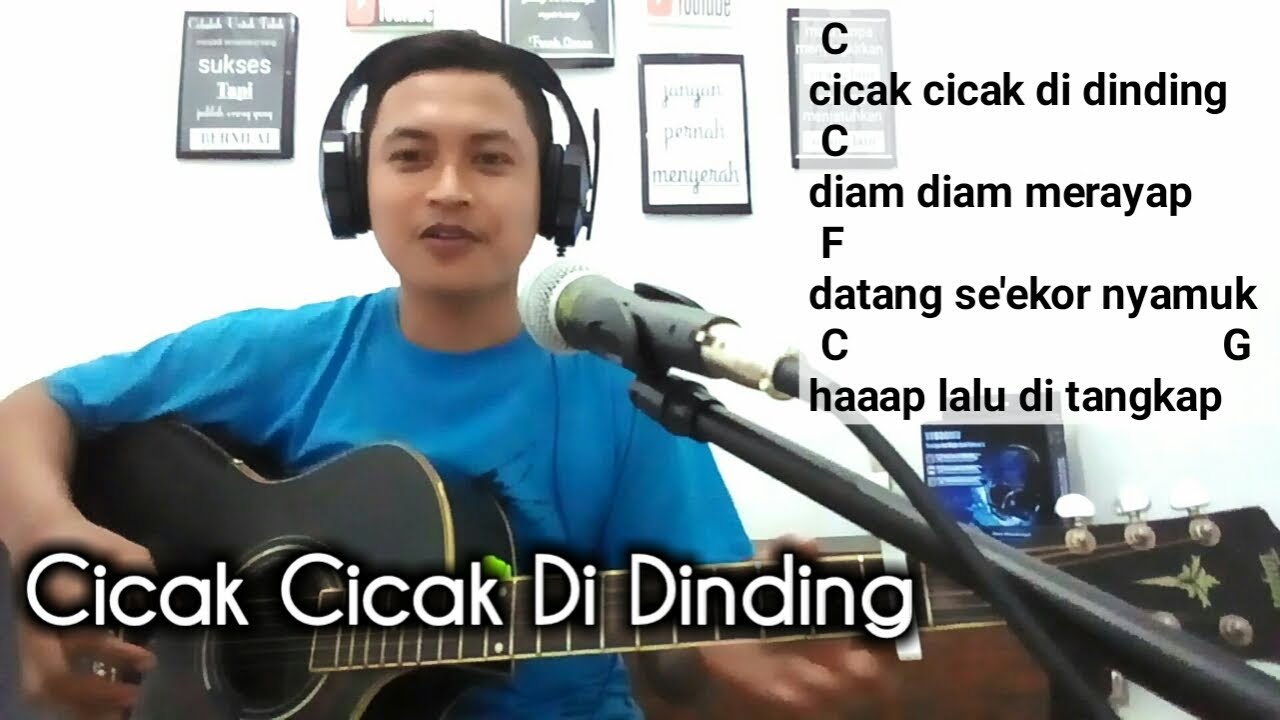 Chord Gitar Cicak Cicak Di Dinding - YouTube