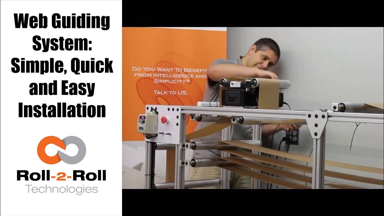 Roll-2-Roll Web Guide: Simple, Quick and Easy Installation - YouTube