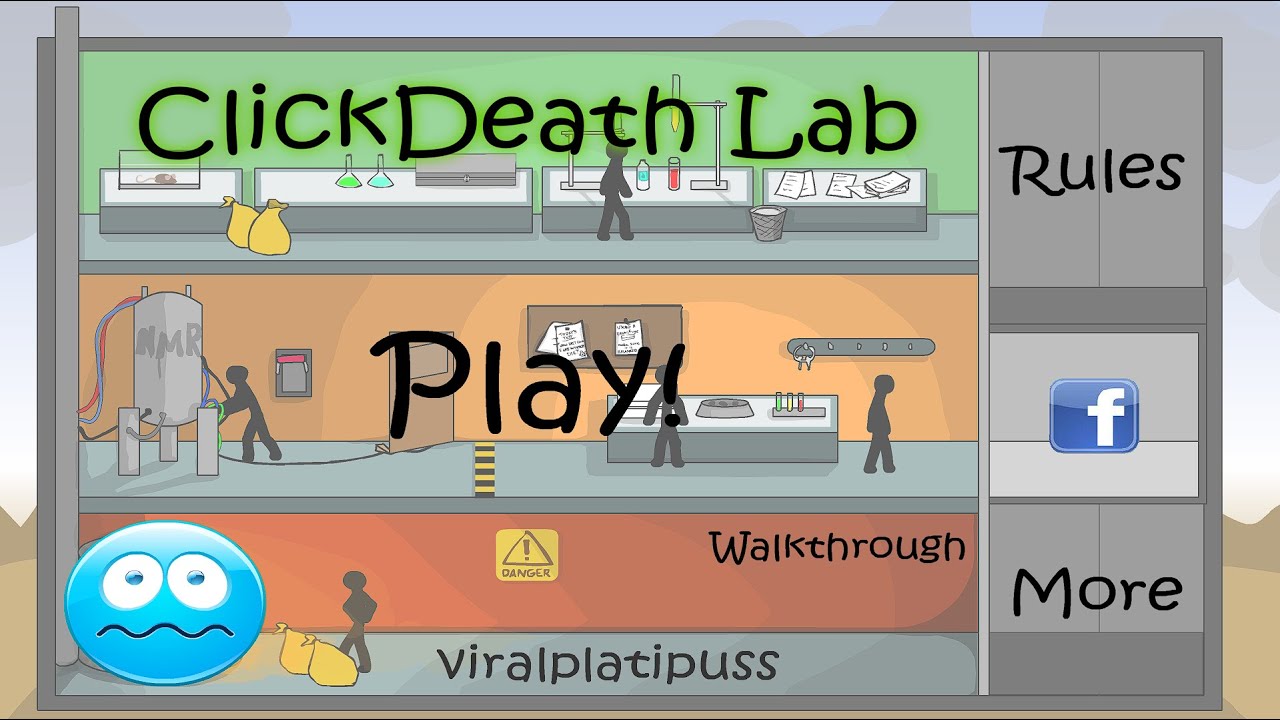 ClickDeath Lab (Flash Game) Full Gameplay - YouTube