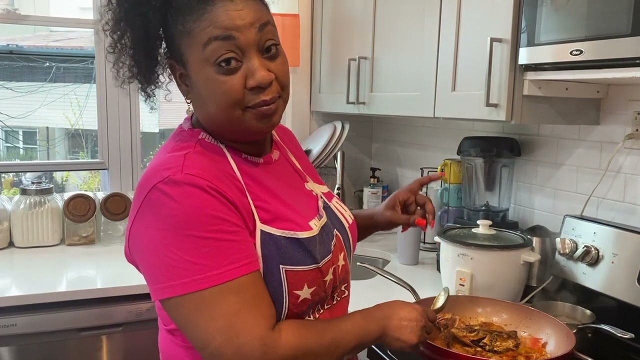 How to Prepare and Cook Brown Stew Fish - Stacy's Kitchen - YouTube