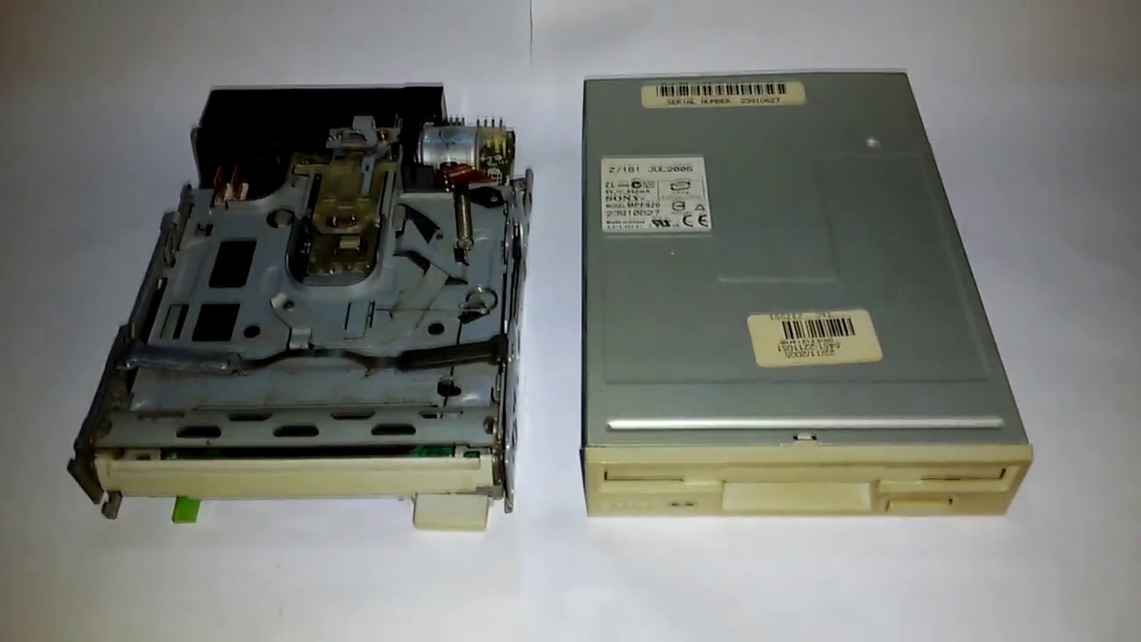 Ancient Technology, Floppy Disk Drives teardown - YouTube