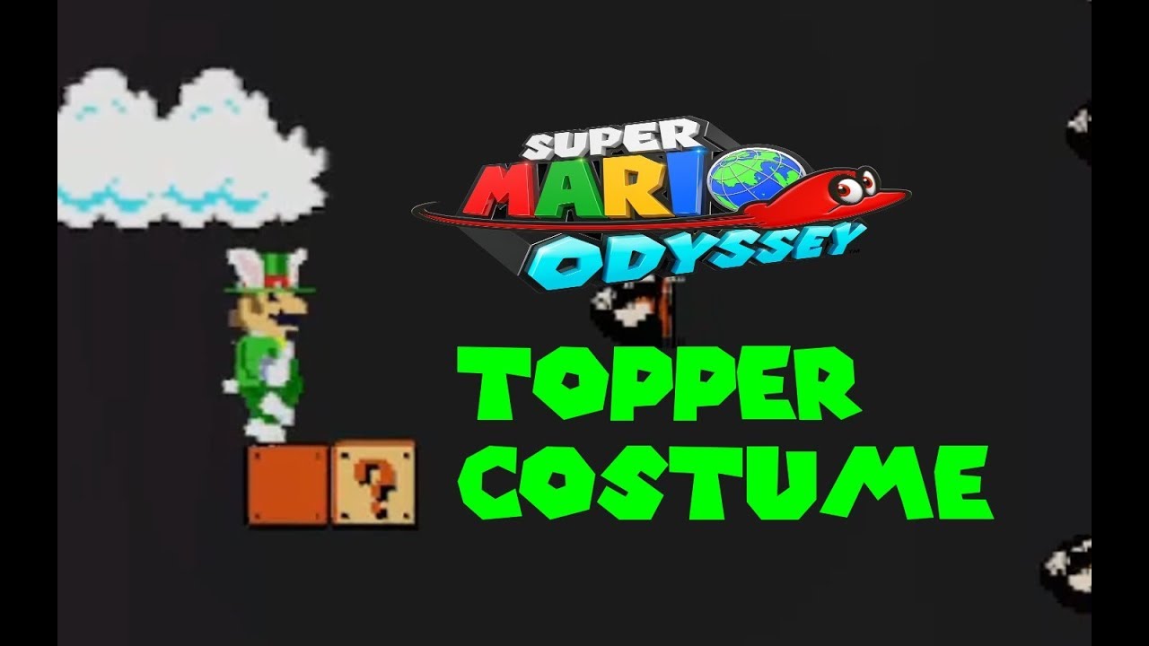 Super Mario Odyssey Some 2D Levels With Topper Costume - YouTube