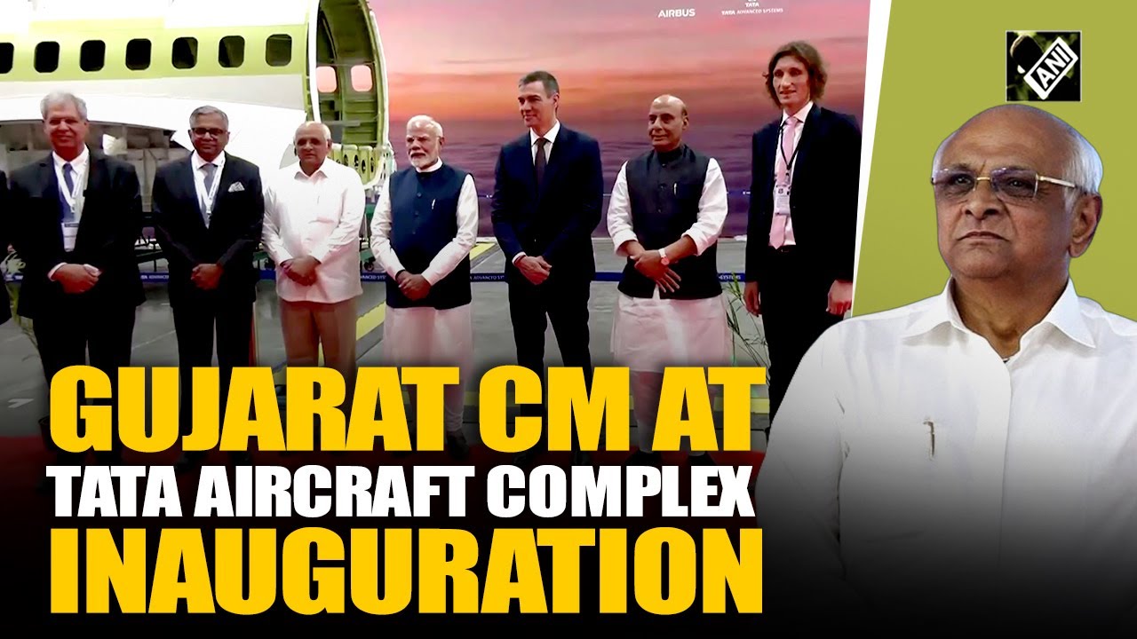 Gujarat CM Bhupendra Patel attends inaugural event of TATA Aircraft ...