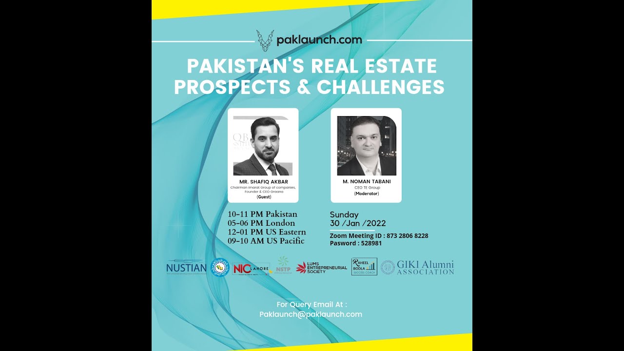 Pakistan's Real Estate Prospects & Challenges with Mr. Shafiq Akbar ...