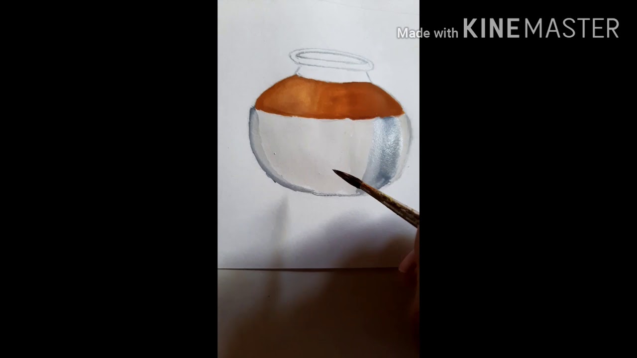 How to color a jar|| coloring by poster colors|| - YouTube