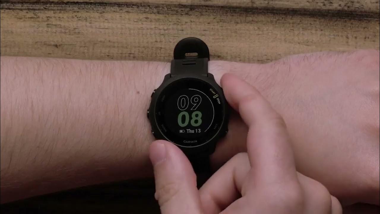 Manual Unboxing Setup Garmin Forerunner 55 - YouTube