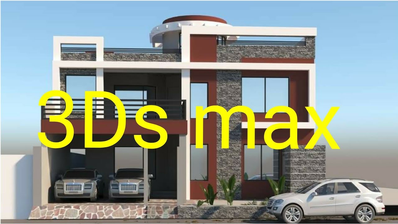 How to draw elevation in 3ds max - YouTube