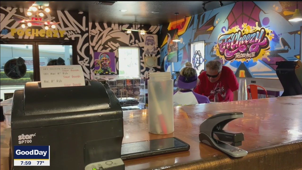 Fo’ Cheezy in St. Petersburg combines grilled cheese with charity - YouTube