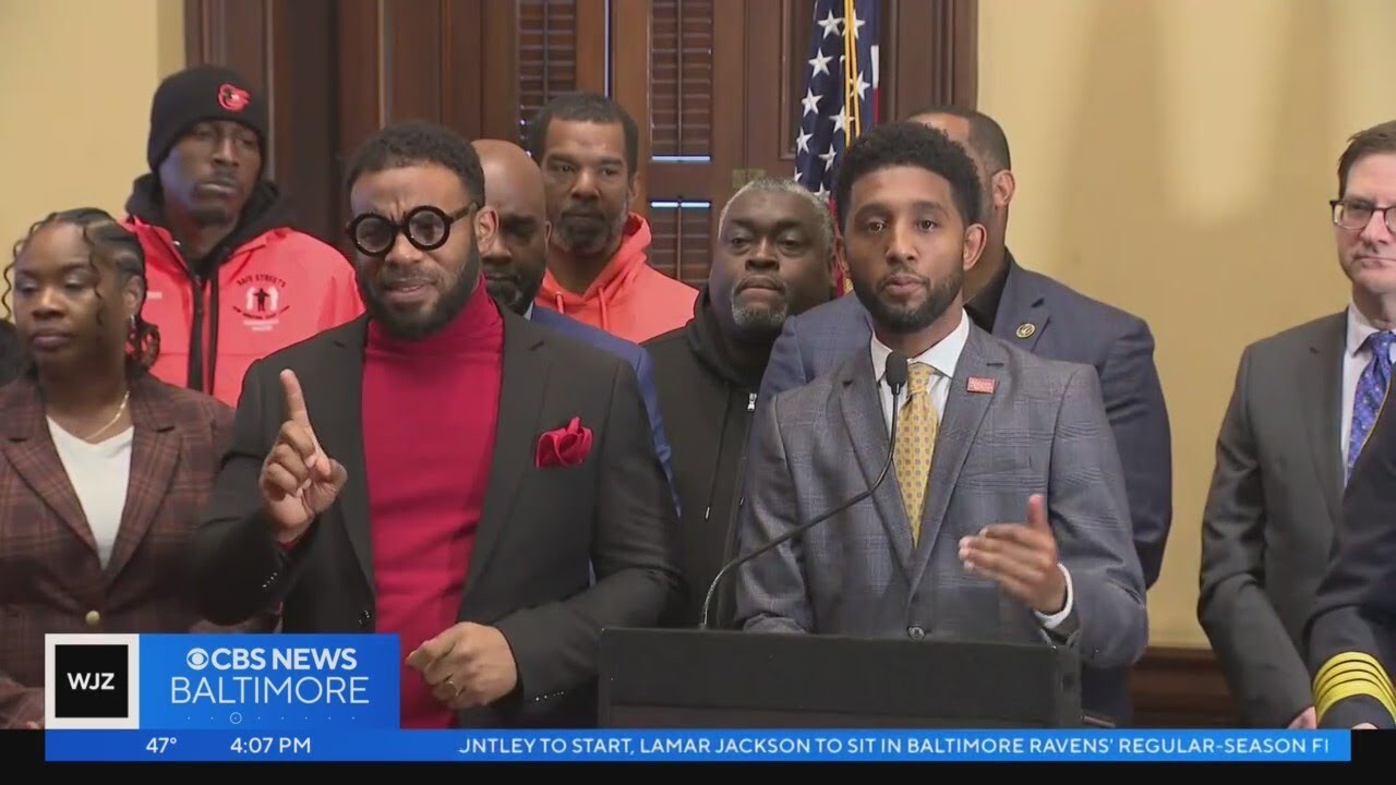 Mayor touts Baltimore's crime reduction progress, but not ready to ...