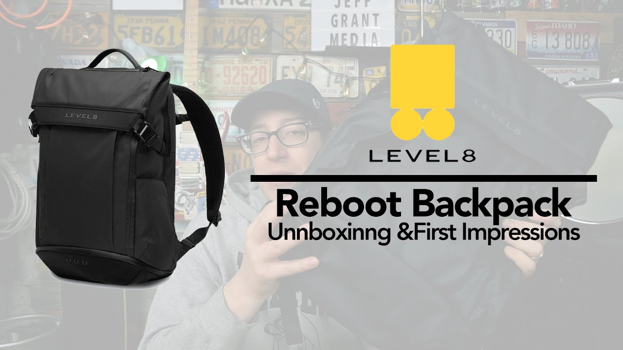 Level8 Reboot Backpack | Unboxing and First Impression - YouTube