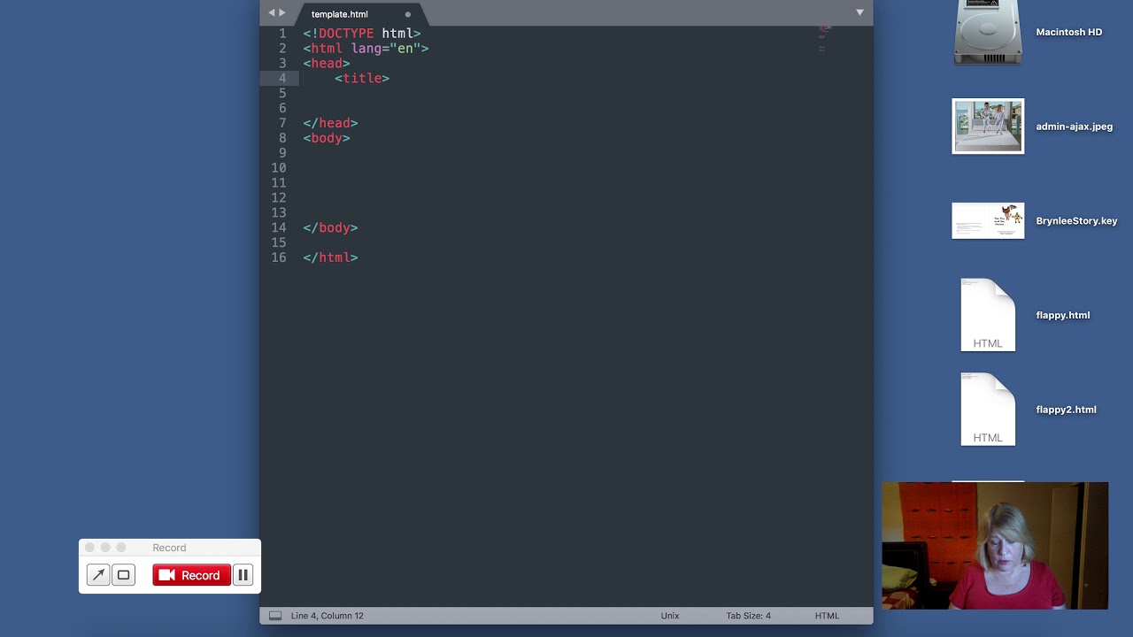 2 2 Create An HTML Template Page YouTube 2 2 Create An HTML Template Page YouTube