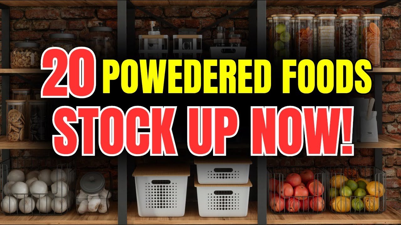 20 Powdered Foods Every Prepper Should Store for the Long Haul - YouTube