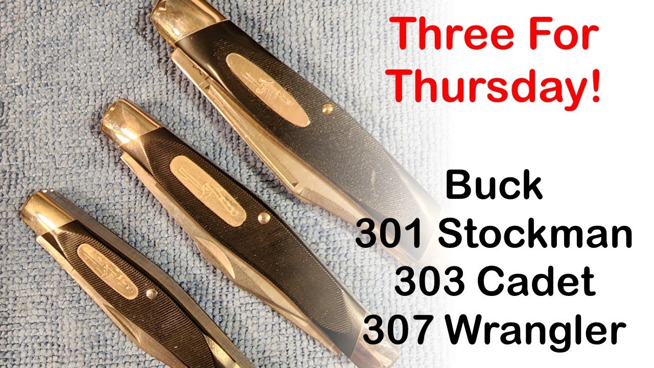 Three For Thursday: 3 Buck Stockman Pattern Knives ...