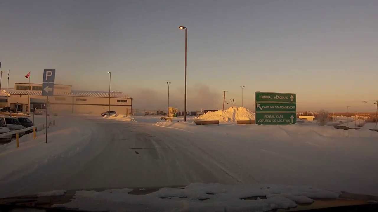 Yellowknife NWT Canada - Downtown to Airport HD - YouTube