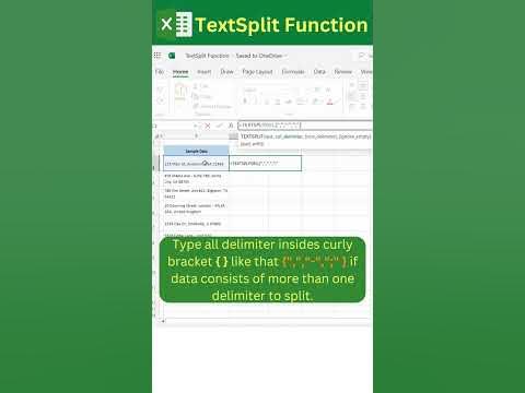 Excel Hacks: TextSplit Function in Excel for Streamlined Data - YouTube