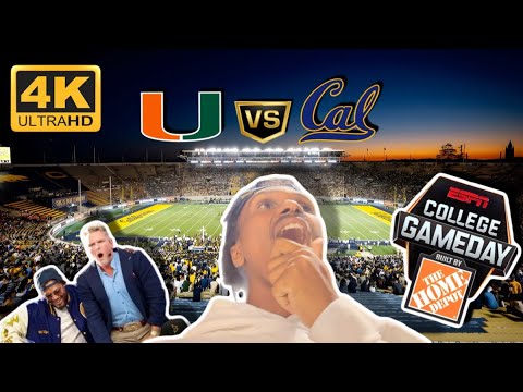 I Went To Cal’s BIGGEST Home Game Ever vs. Miami Hurricanes ...