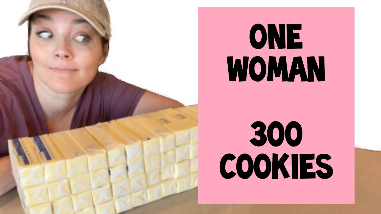 Mixing, baking, and decorating 300 cookies! | My Two Cookies - YouTube