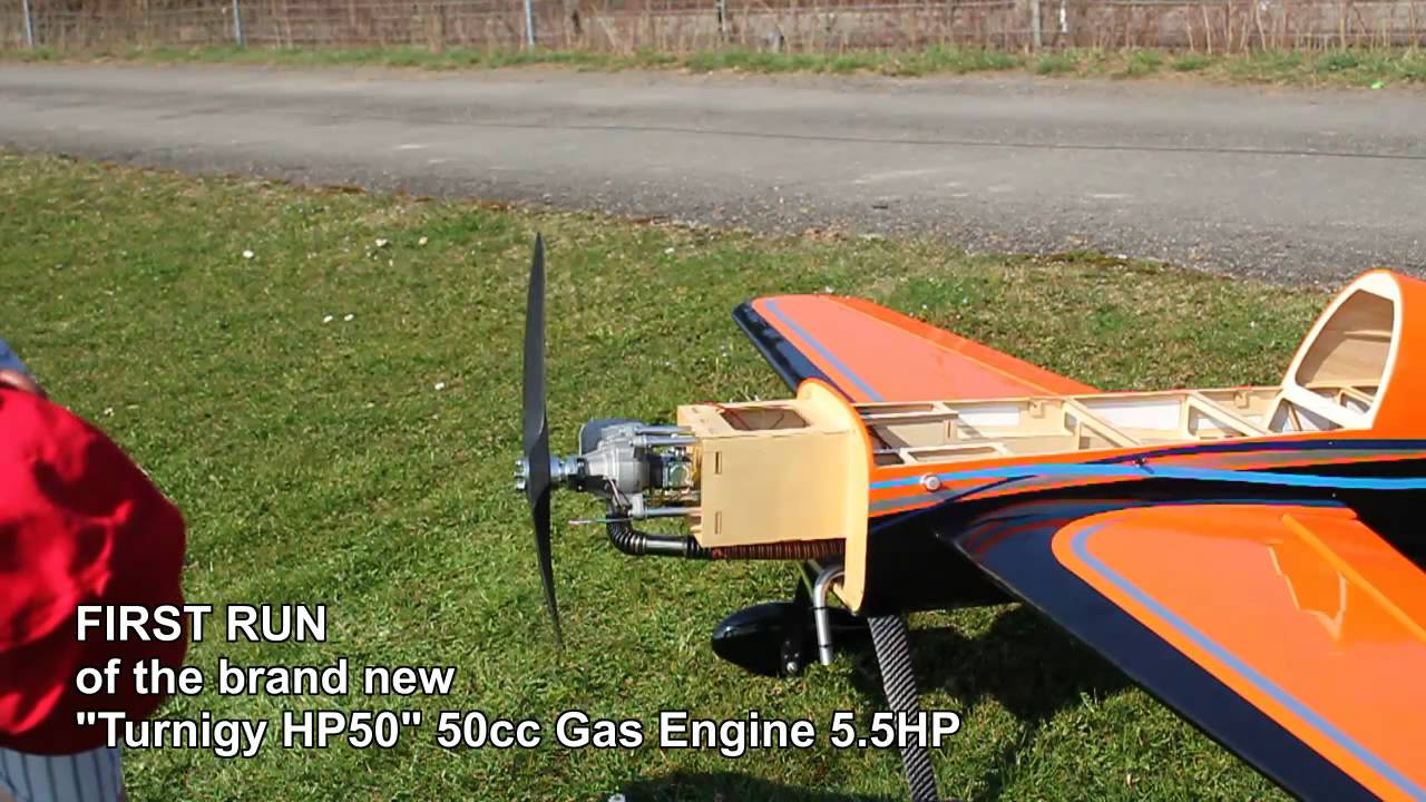 Turnigy HP50 50cc Gas Engine 5 - YouTube