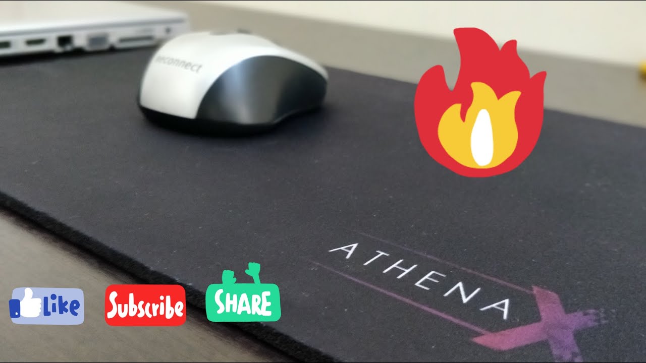 AthenaX Mouse Pad UnBoxing - YouTube