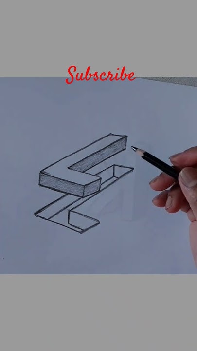 3d letter drawing.how to draw 3d letter step by step tutorial. #easy ...