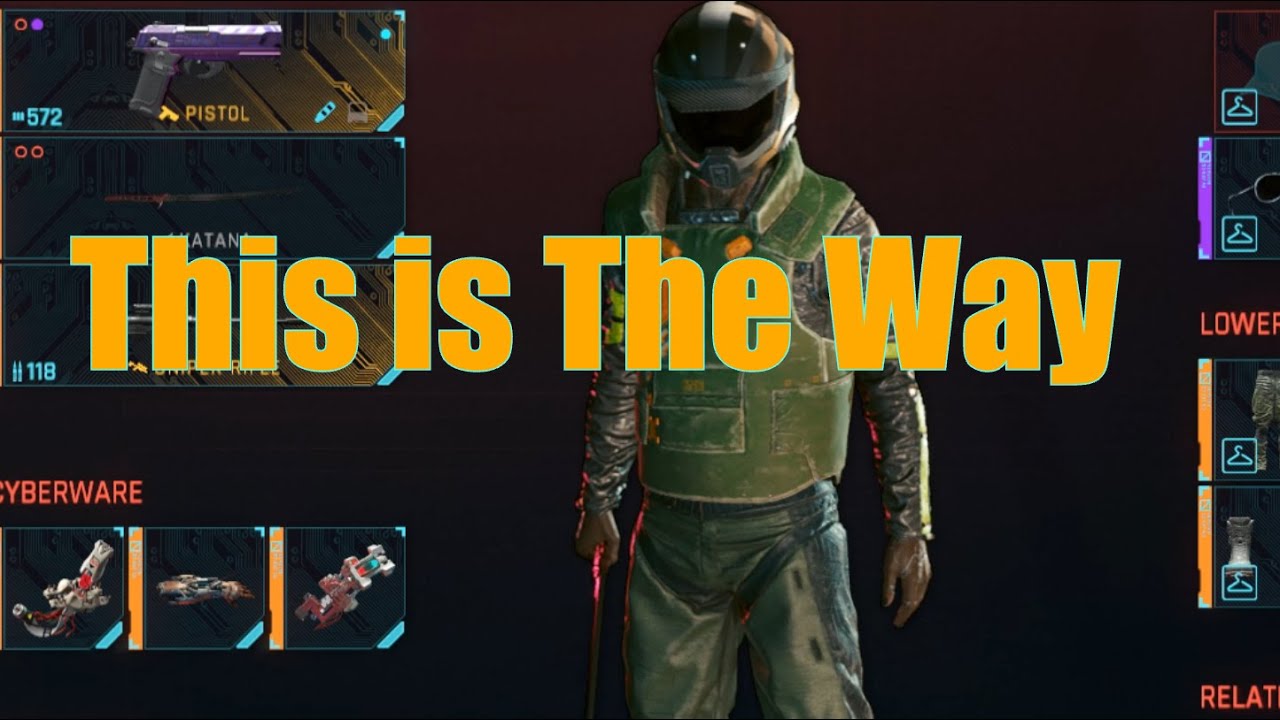 Cyberpunk 2077 | The Mandalorian Build in 2.0 - YouTube