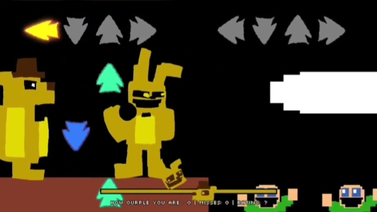 FNF vs OURPUL GUY - Performance (Fredbear vs Spring Bonnie) - YouTube