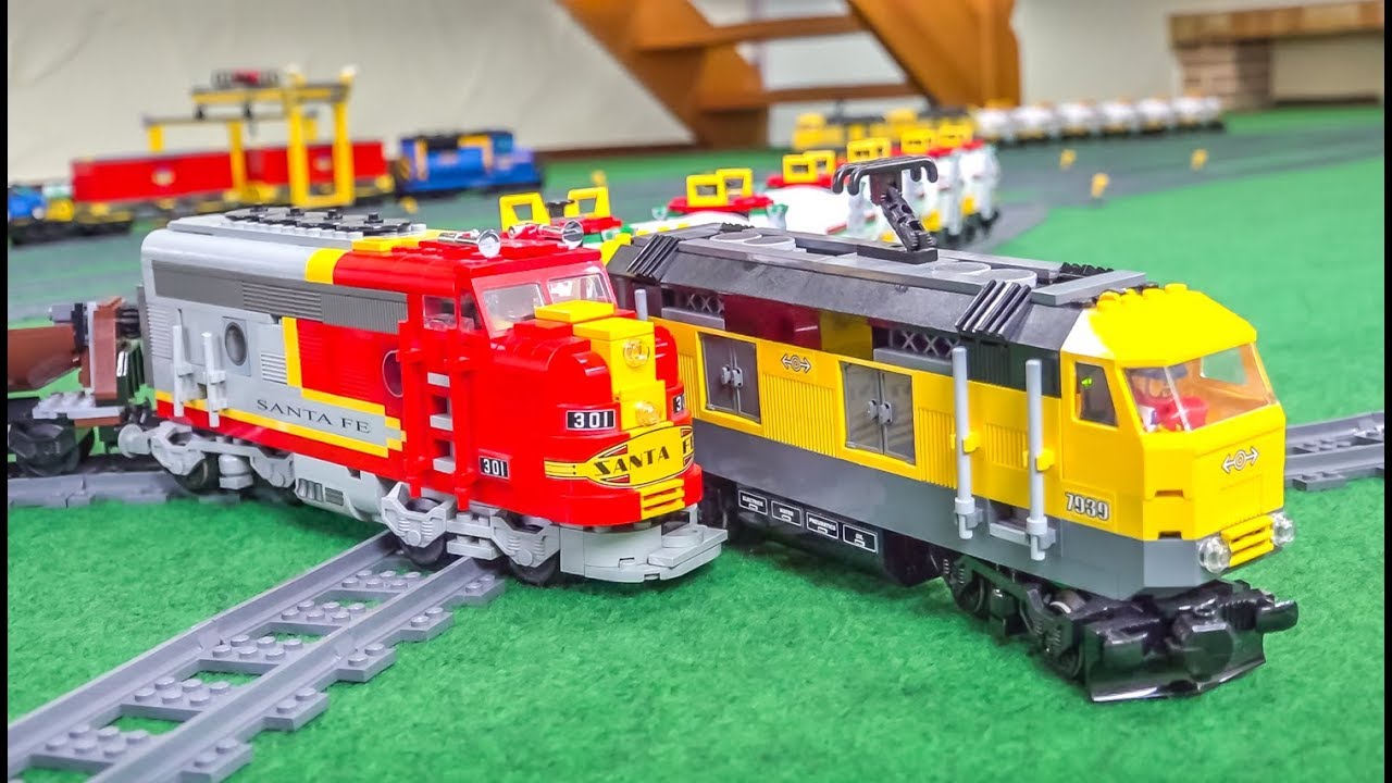 Mega Lego® Train Crash and Action Compilation! - YouTube