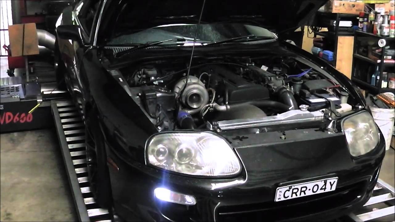 Unique Automotive Dyno Day... Toyota Supra Turbo - YouTube