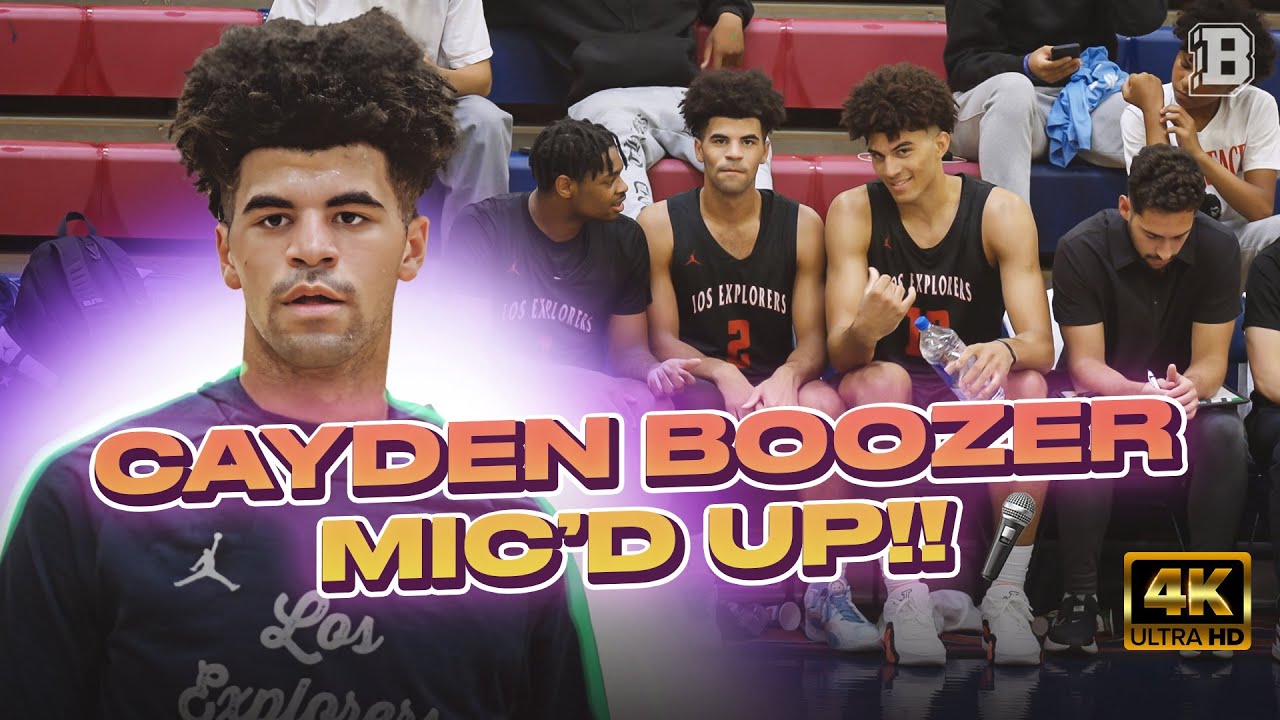 5-star Duke commit Cayden Boozer micd up against Sierra Canyon!! | FULL ...