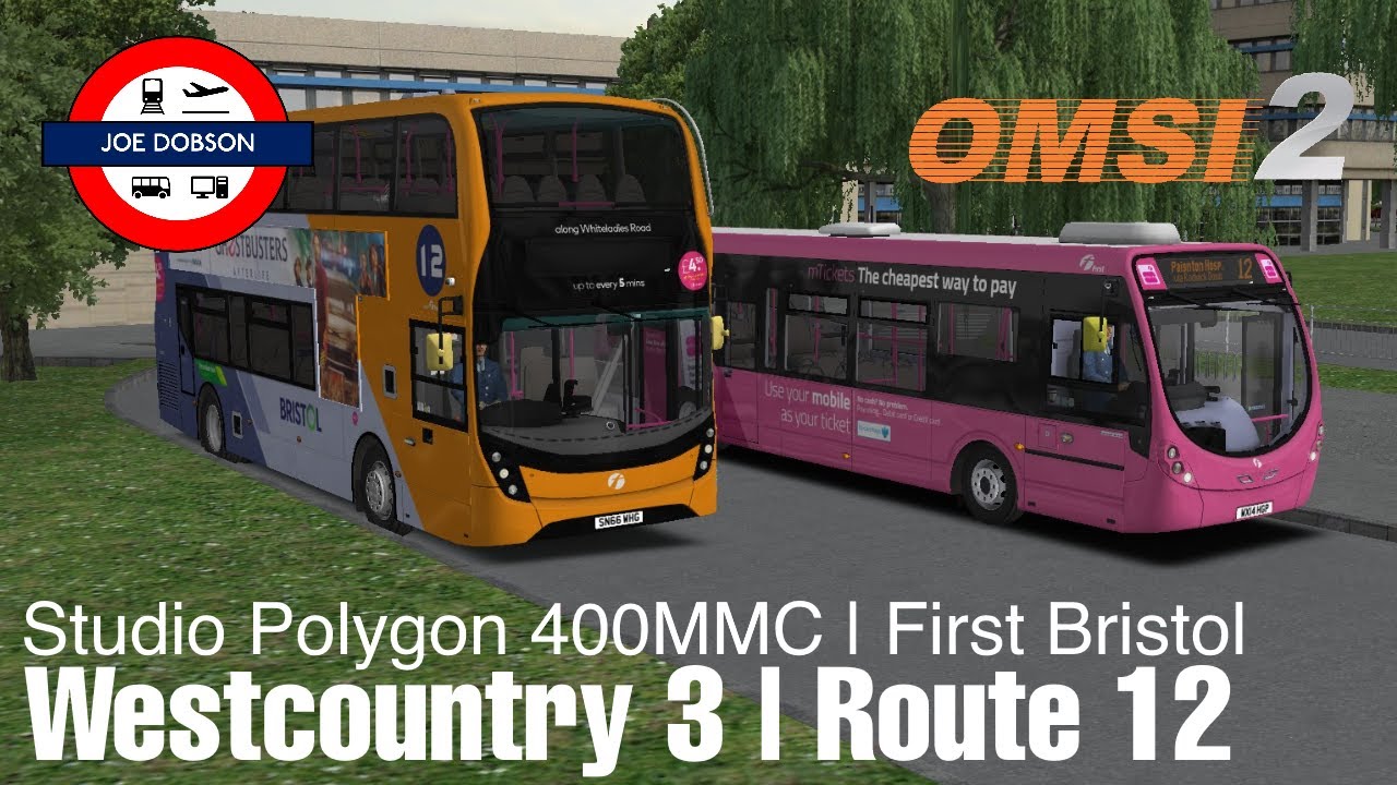OMSI 2 | Westcountry 3 | Route 12 | Studio Polygon 400MMC | First ...