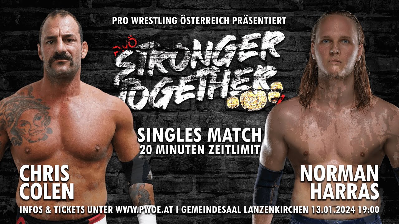 Chris Colen vs. Norman Harras | PWÖ Chapter 6: Stronger Together 13.01. ...