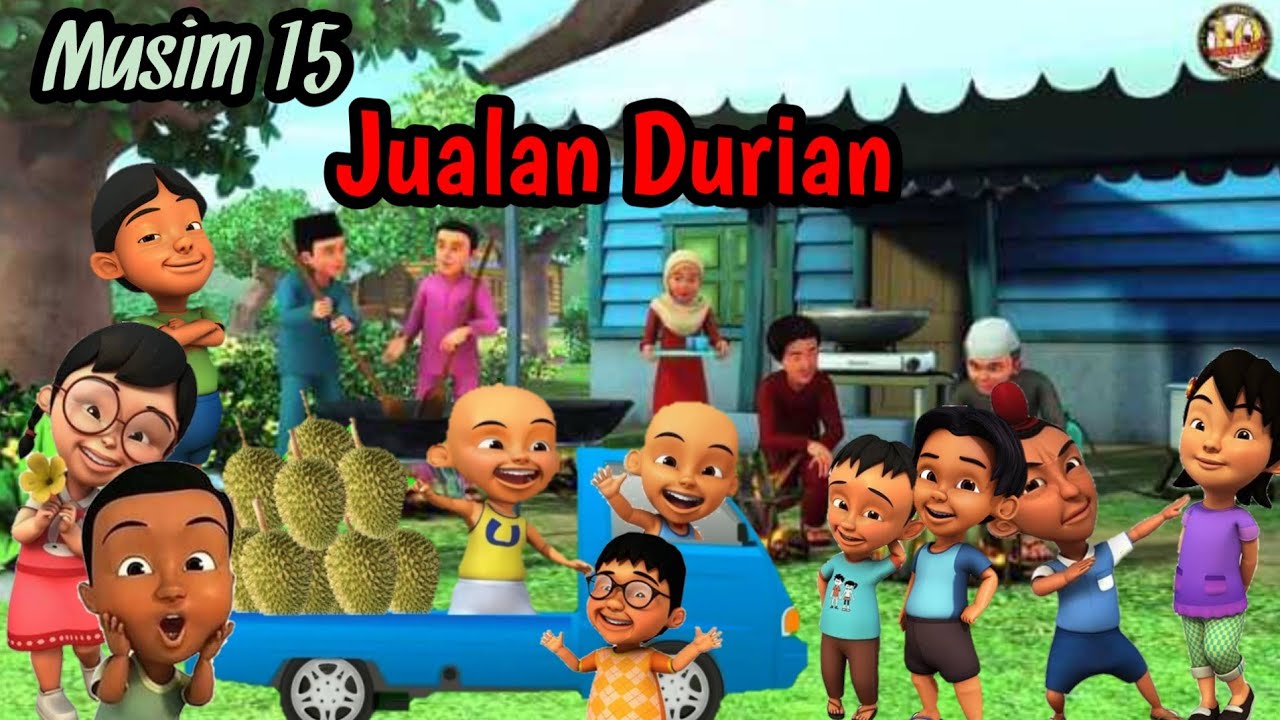 Upin & Ipin Musim 15 | Kampung Durian Runtuh, Jualan Durian - YouTube