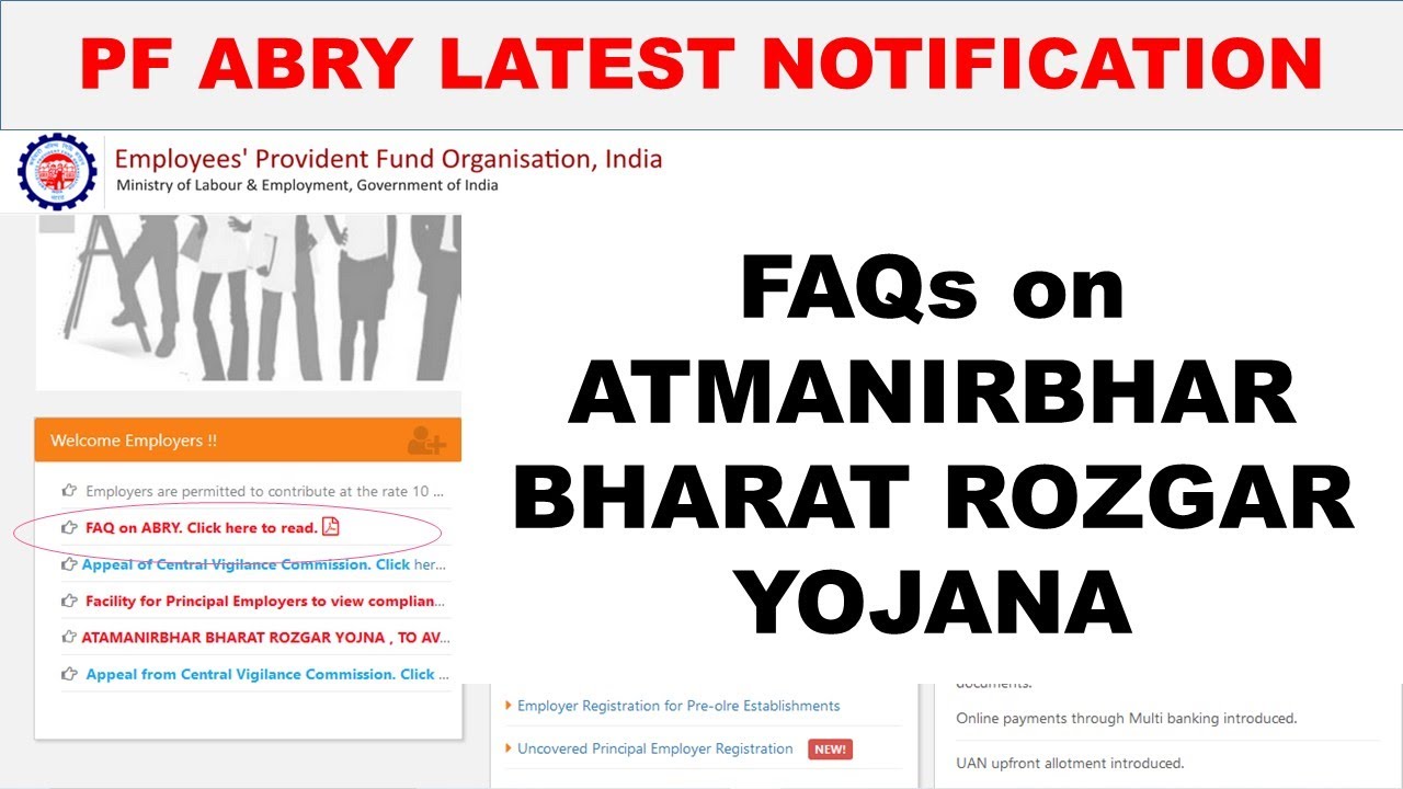 PF ABRY Latest Notification 2021 | FAQ On ABRY | ABRY Scheme - YouTube