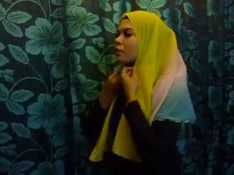 Tutorial Shawl Halfmoon Paddlepop Syasya Hijabers