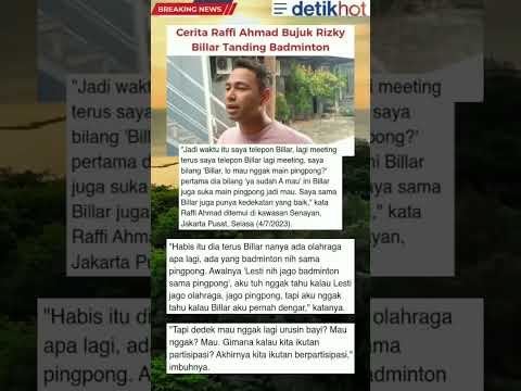 Raffi Ahmad Bujuk Rizky Billar #artist #viral #raffiahmad #rizkybillar #lestikejora #nagita #netizen