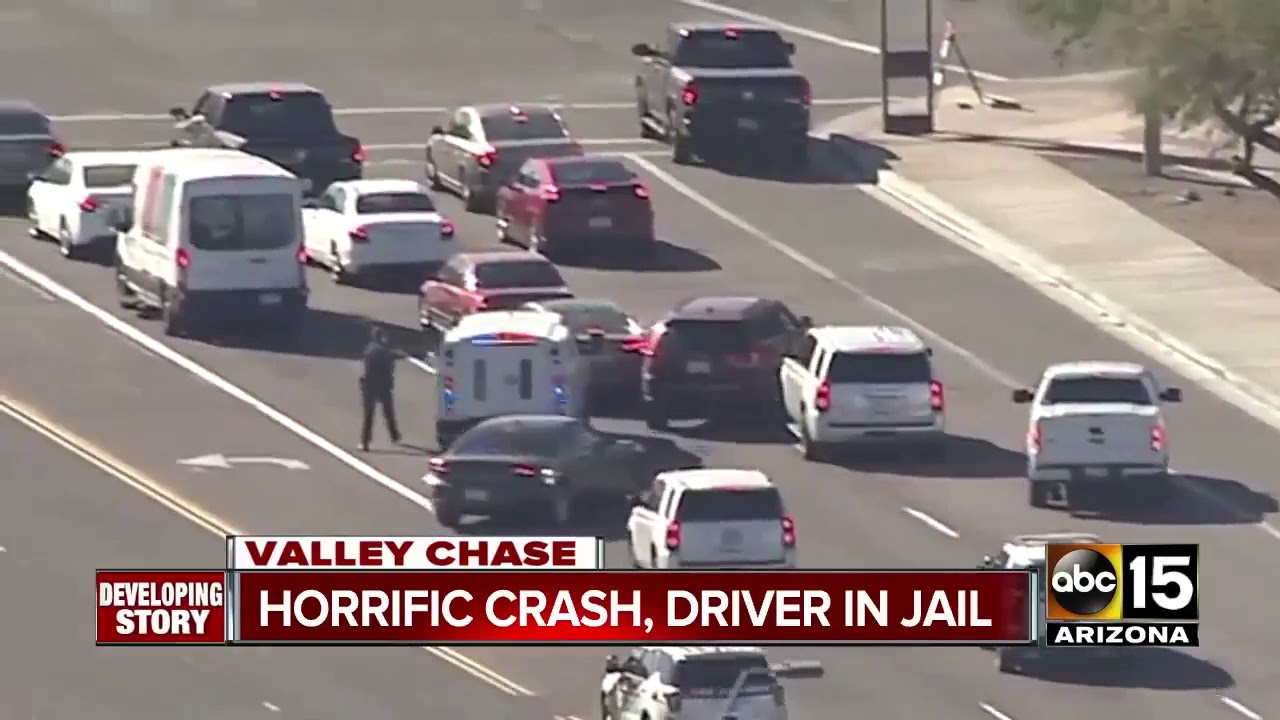 Victim hospitalized after police pursuit in Tempe; Suspect taken to 4th ...