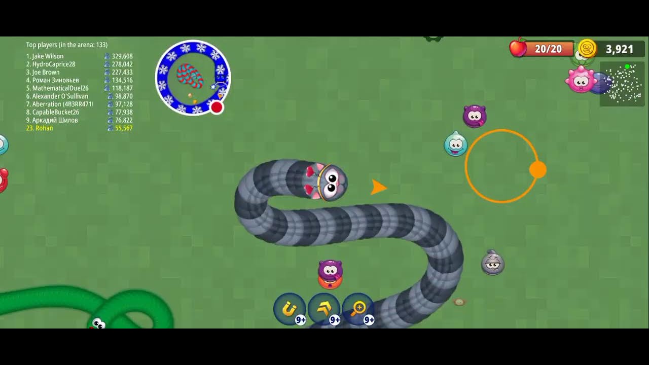 Worms🐛 Zone Biggest Snake🐍 - YouTube