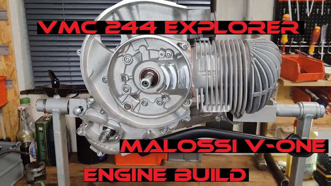 VMC Explorer 244 Malossi V-One 62mm SIP Welle Motoraufbau Engine Build ...
