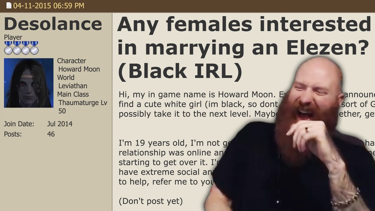 Xeno Reacts to Cringiest Post on The Official FFXIV Forums (made by ...