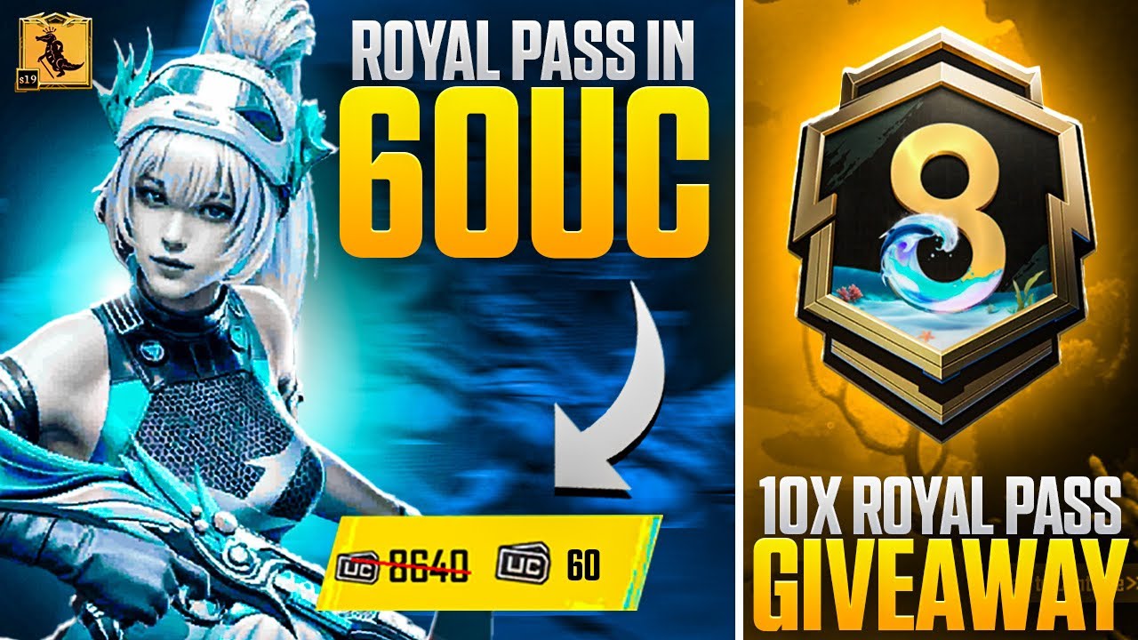 A8 Royal Pass in 60 Uc 💯 - Trick To Get Royal Pass in 60 Uc - 10 Royal ...