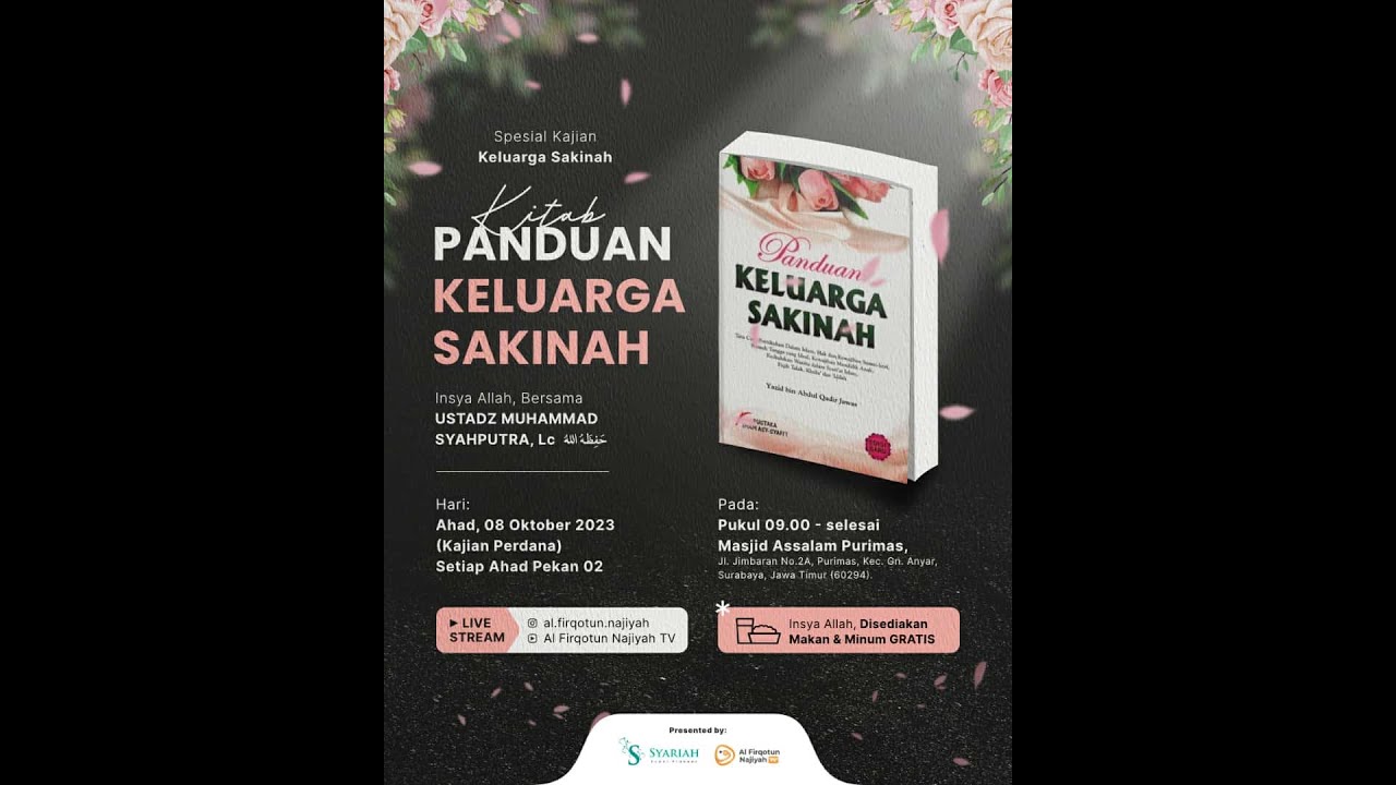 [LIVE] Panduang Keluarga Sakinah - Ustadz Muhammad Syahputra, Lc - YouTube