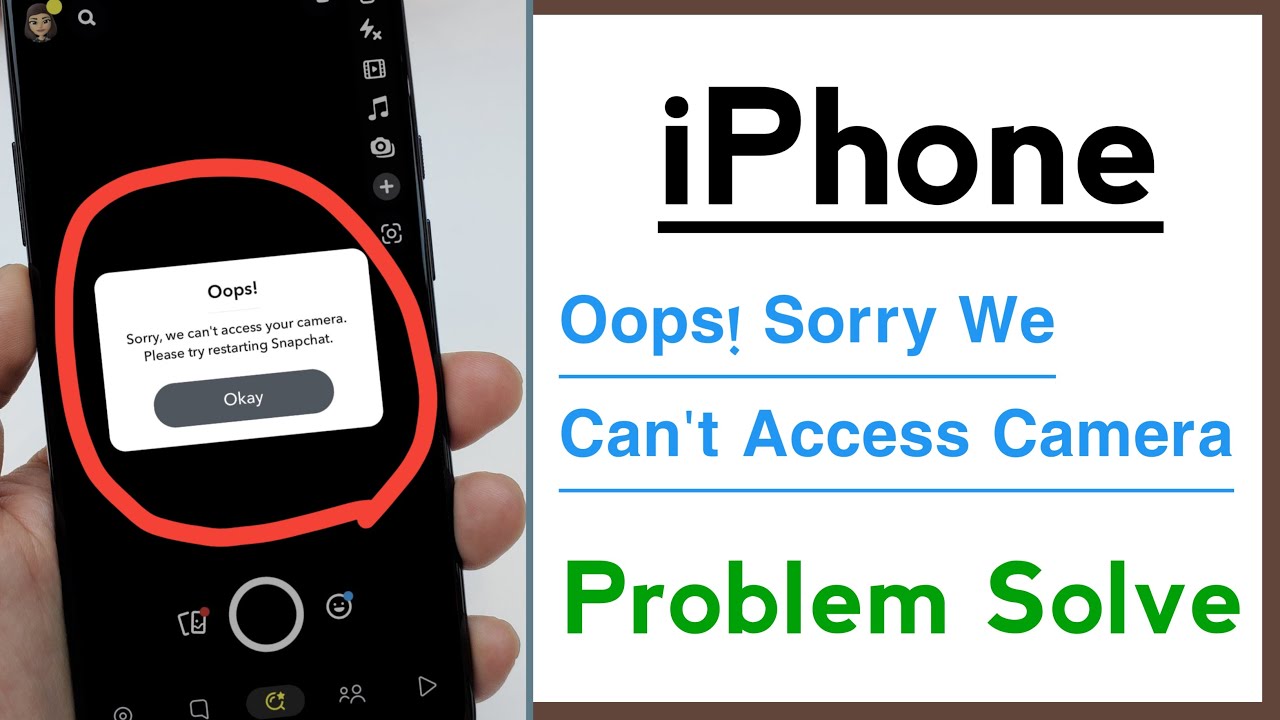 How To Fix Sorry We Can’t Access Your Camera in iPhone - YouTube